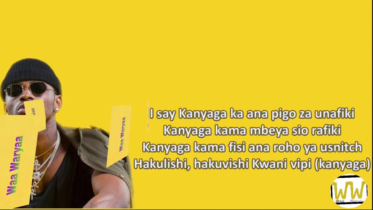 Diamond platnumz kanyaga lyrics - YouTube
