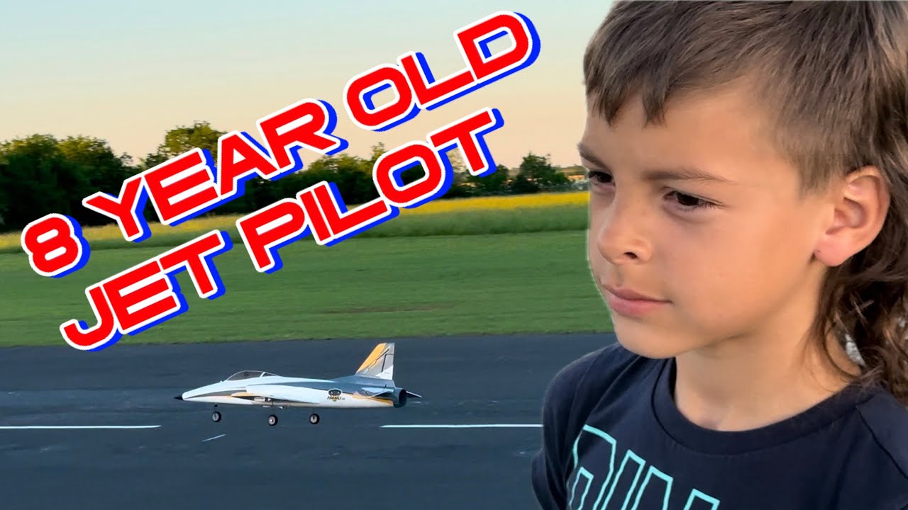 8 YEAR OLD BECOMING A JET PILOT! Parker’s first flight with the Habu ...