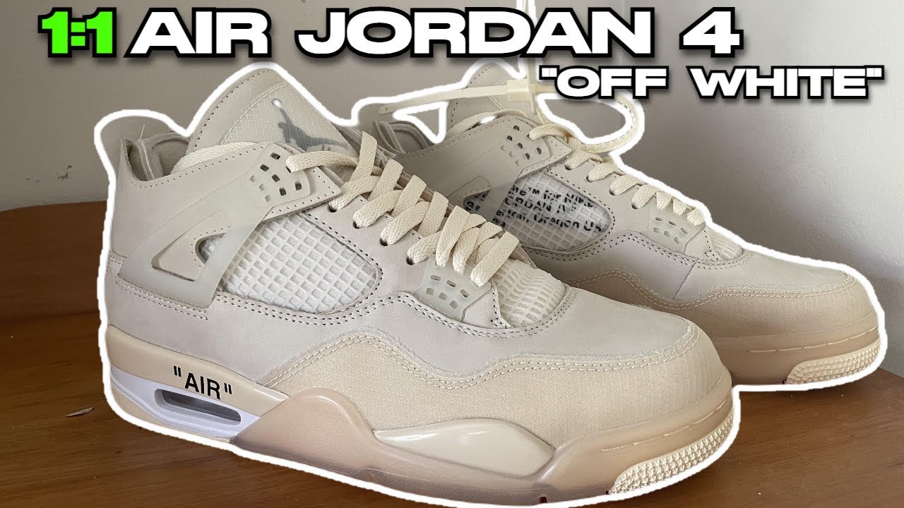 Air Jordan 4 “Off-White Sail” | Unboxing and Review - YouTube