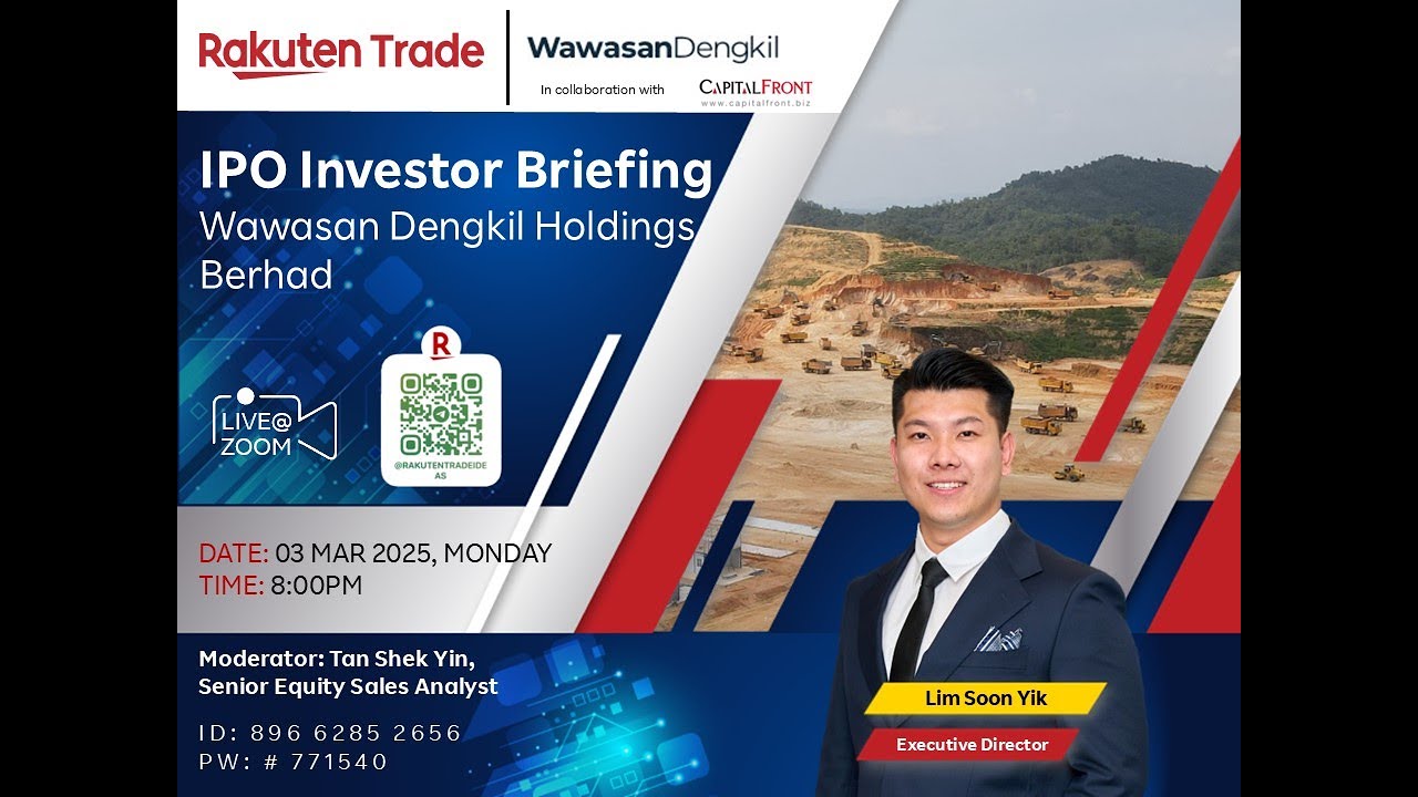 Rakuten Trade Ideas Webinar - Wawasan Dengkil Holdings Berhad - YouTube