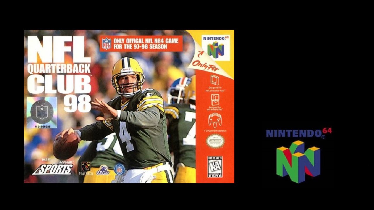 NFL QB Club 98 (Nintendo 64) Packers vs Broncos (Gameplay) The N64 ...