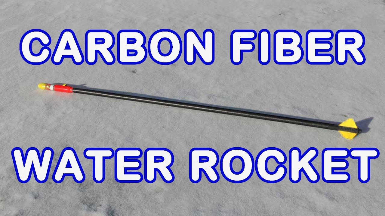 Carbon Fiber FTC Water Rocket amazing 1686 foot launch! - YouTube