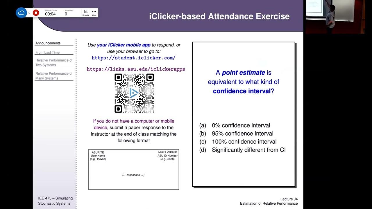 IEE 475: Lecture J4 (2024-11-14): Estimation of Relative Performance - YouTube