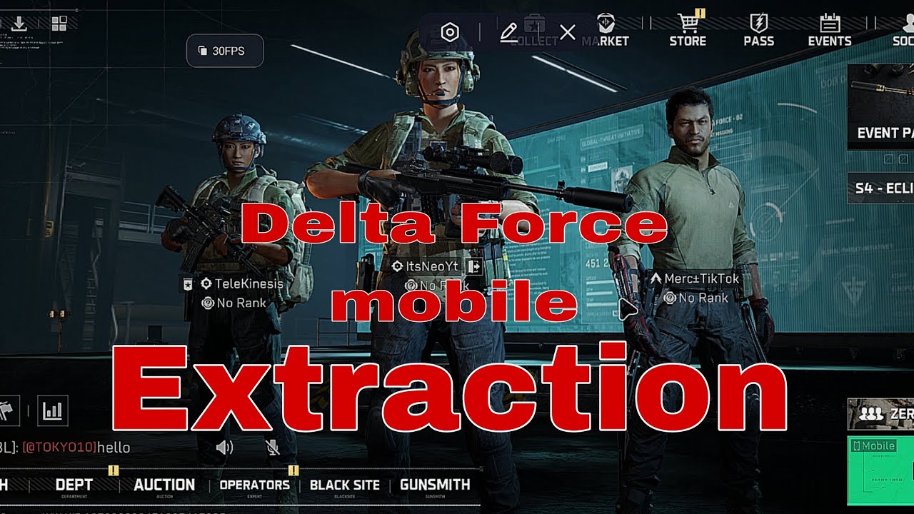 Delta Force mobile operations mode/using mouse and keyboard - YouTube