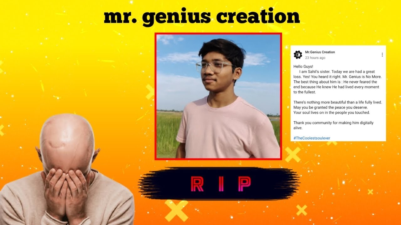 RIP | Mr.Genius Creation - YouTube