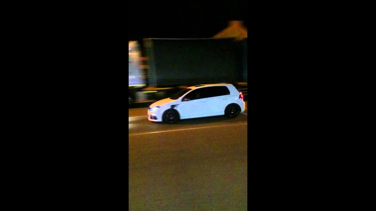 APR Stage 3 Golf Mk6 R flame pop. - YouTube