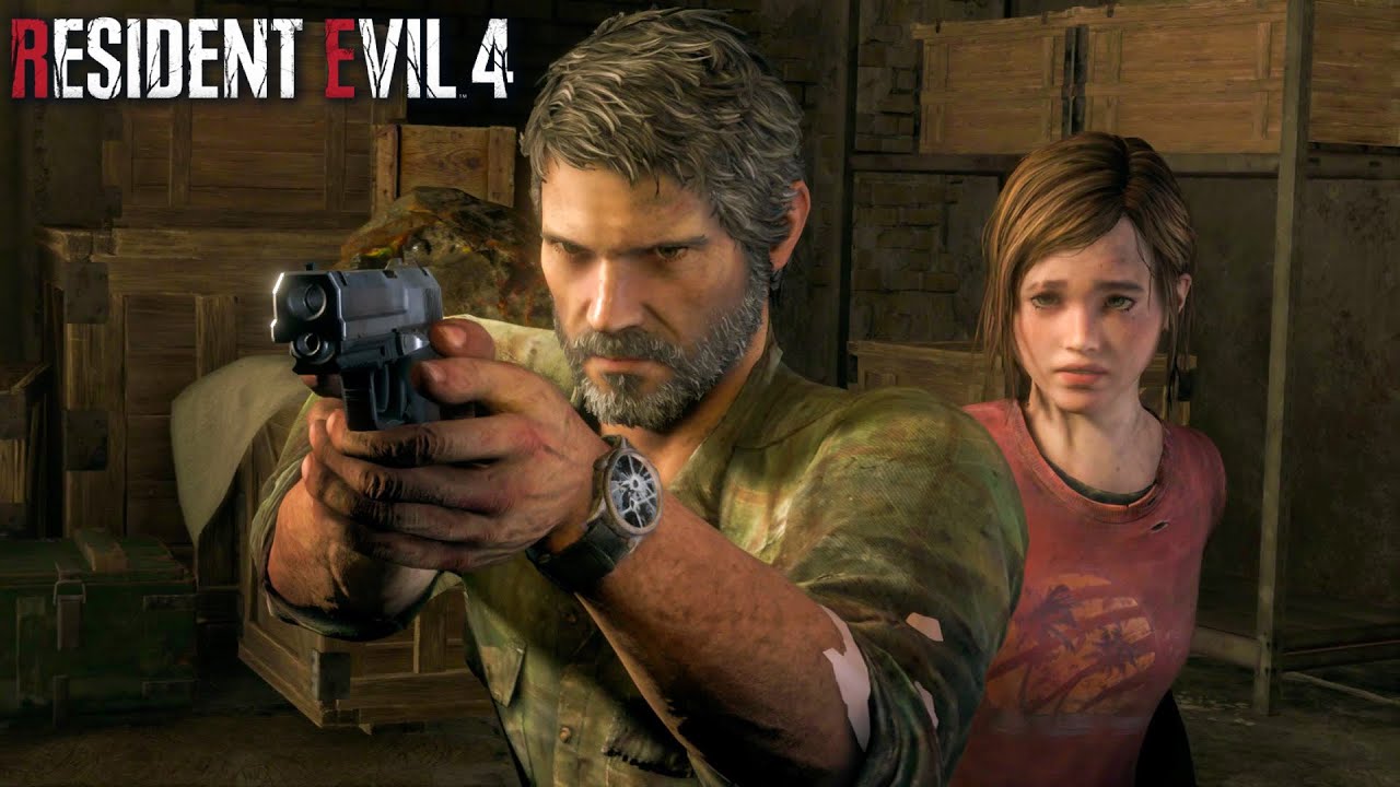Ellie & Joel in Resident Evil 4 Remake - YouTube