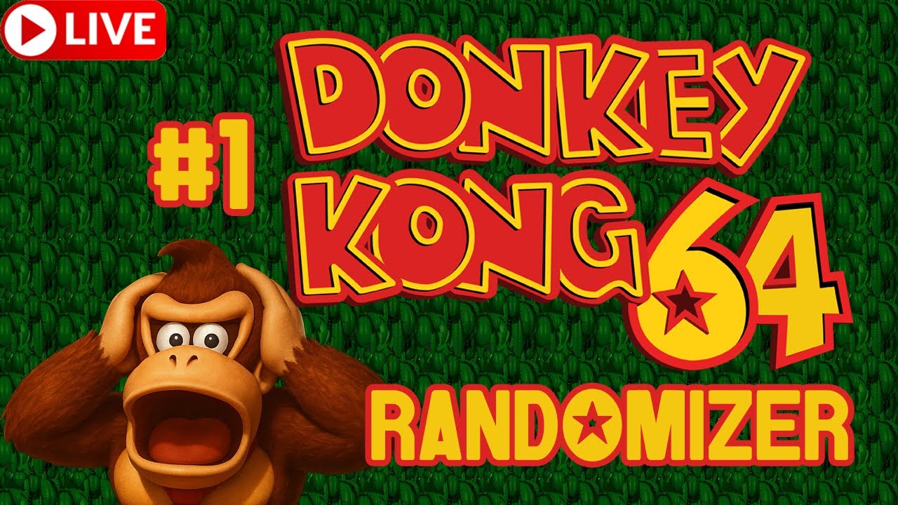 🔴 Donkey Kong 64 DK64 Randomizer! PART 1! Real Nintedno 64 Footage ...
