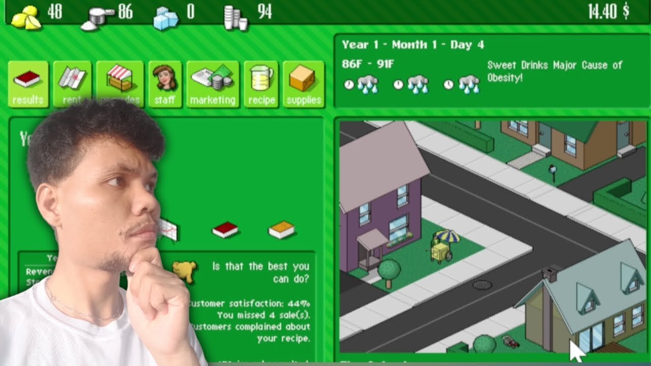 NOSTALGIA GAMEHOUSE | Buka Usaha Jualan Jus Lemon - Lemonade Tycoon ...