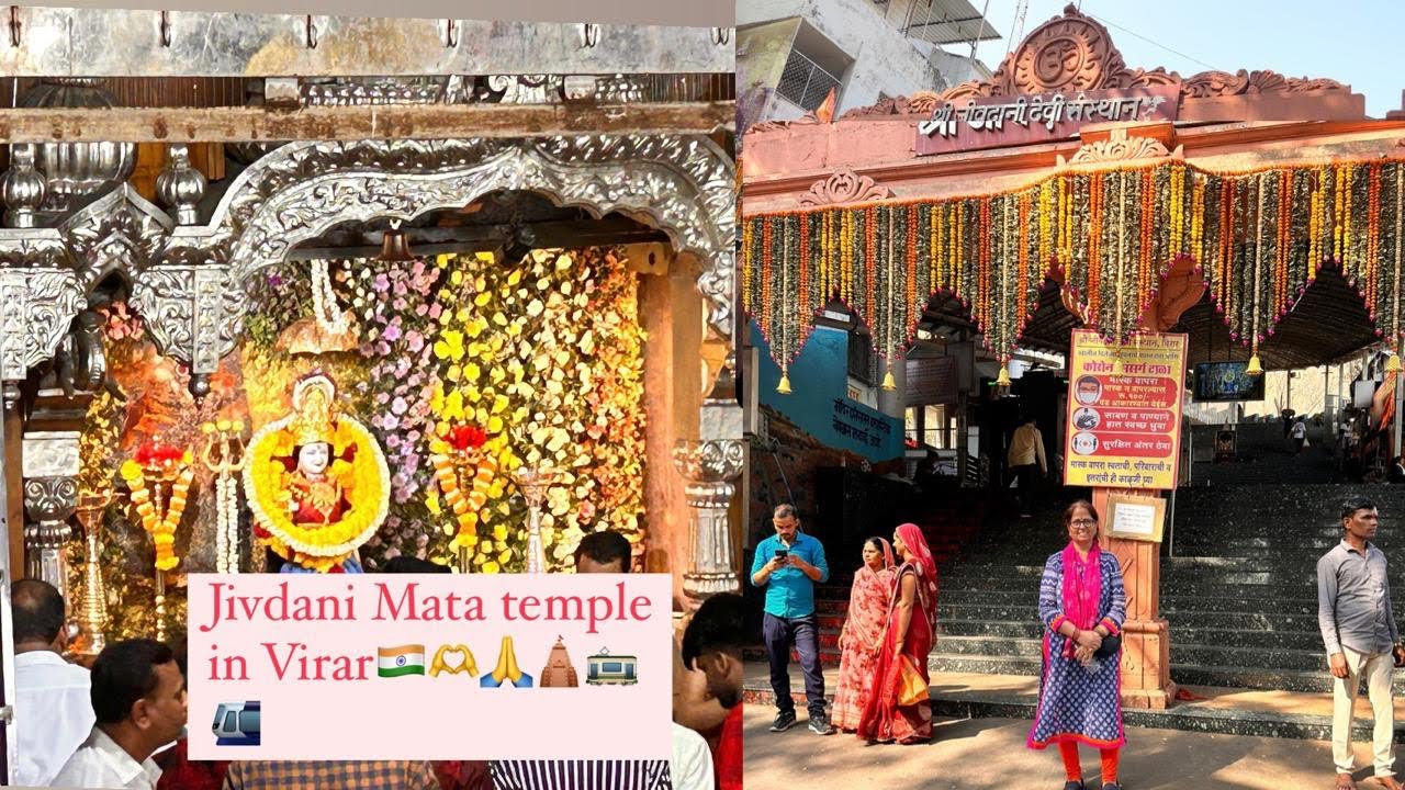 {4K}Spiritual JourneyVisiting Jivdani Temple in Virar by Train and Auto ...