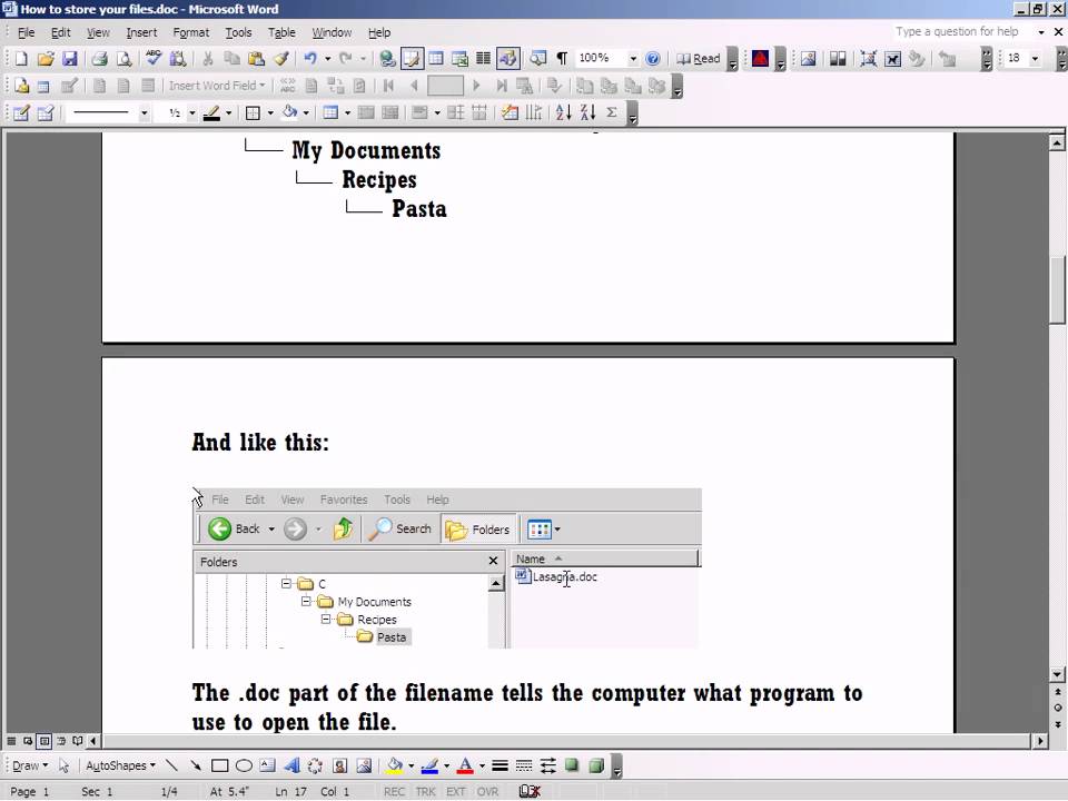 How to file things - Part 1 - on your computer where you can find them ...