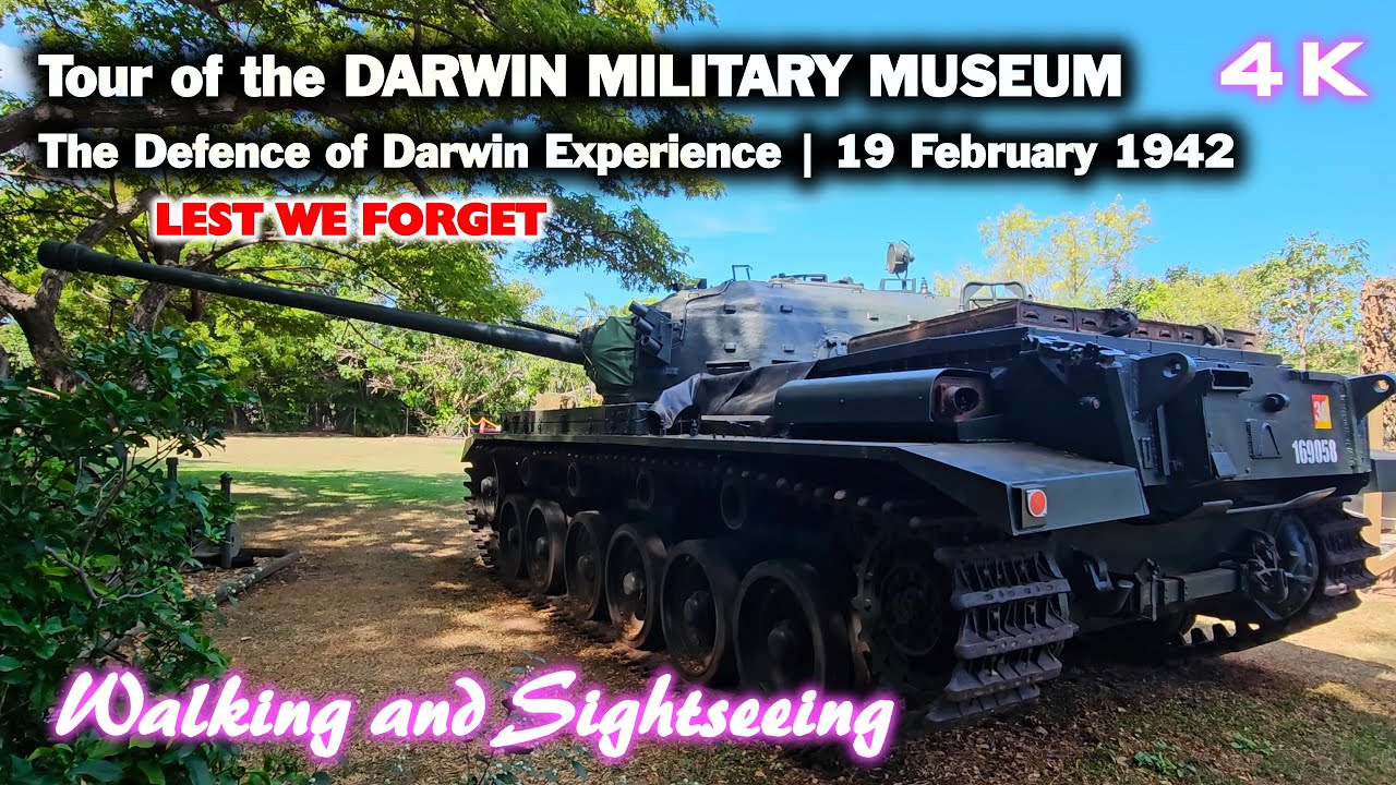 DARWIN MILITARY MUSEUM TOUR 2024 NORTHERN TERRITORY AUSTRALIA 🇦🇺 | Defence of Darwin Experience ...