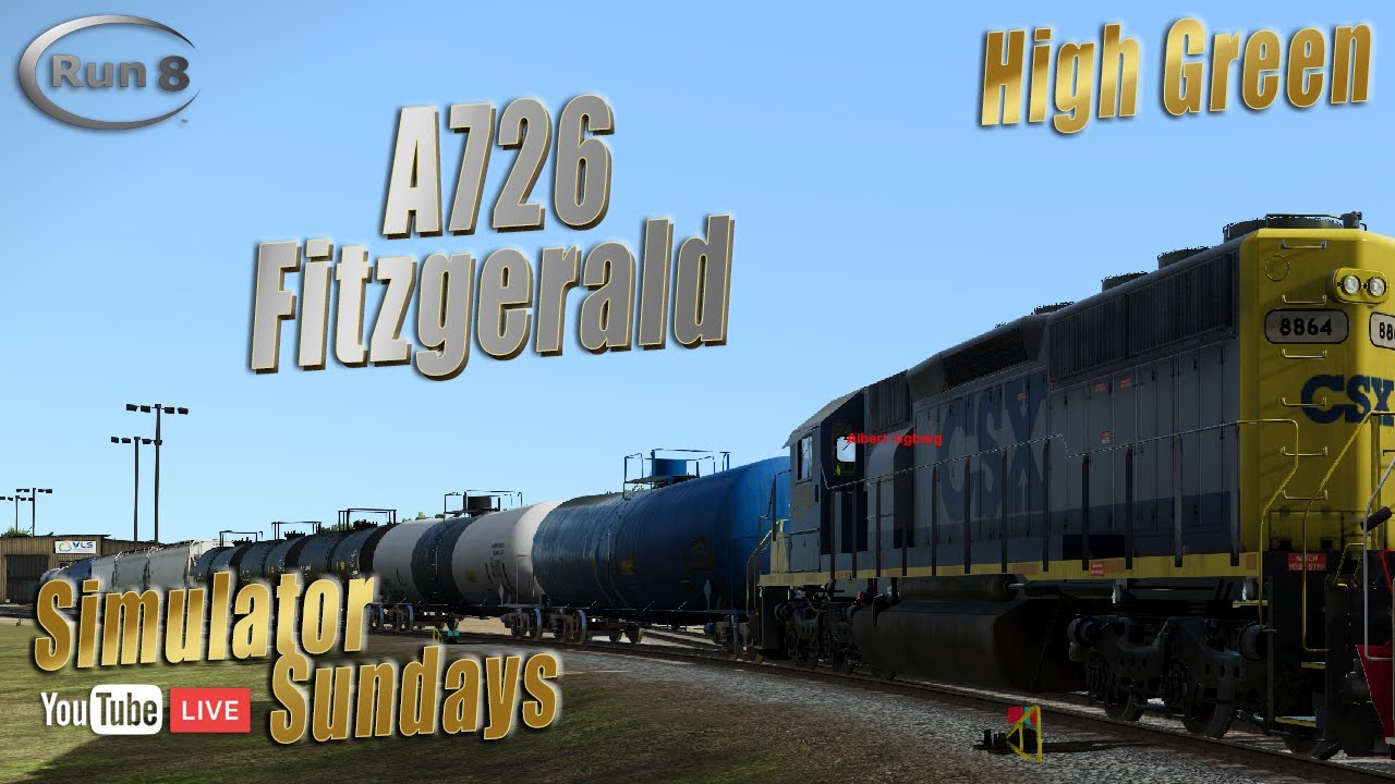 Run 8 Live | Welcome to CSX A-Line | High Green Server - YouTube