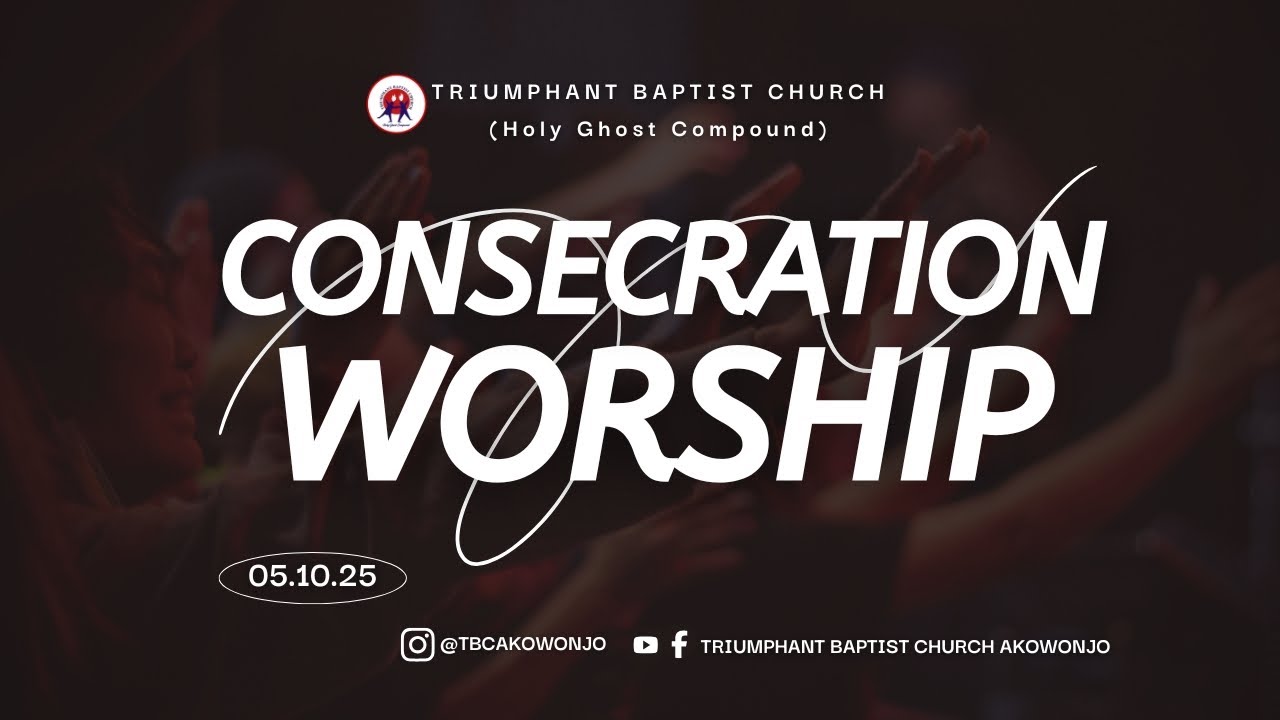 WISDOM AND CONSECRATION WORSHIP | SUNDAY OCTOBER 5TH 2025 - YouTube