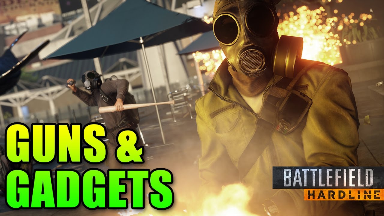 Battlefield Hardline Gun Gadgets & Attachments - YouTube