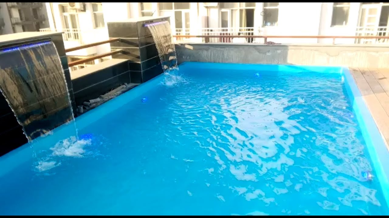 Terrace Swimming Pool | Maxxus Elanza Zirakpur | Fiberglass Terrace ...
