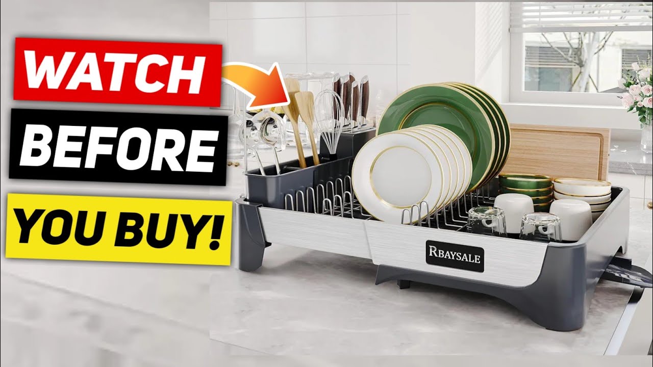 5 Best Dish Drying Rack on Amazon 2024 (Review & Tested) - YouTube