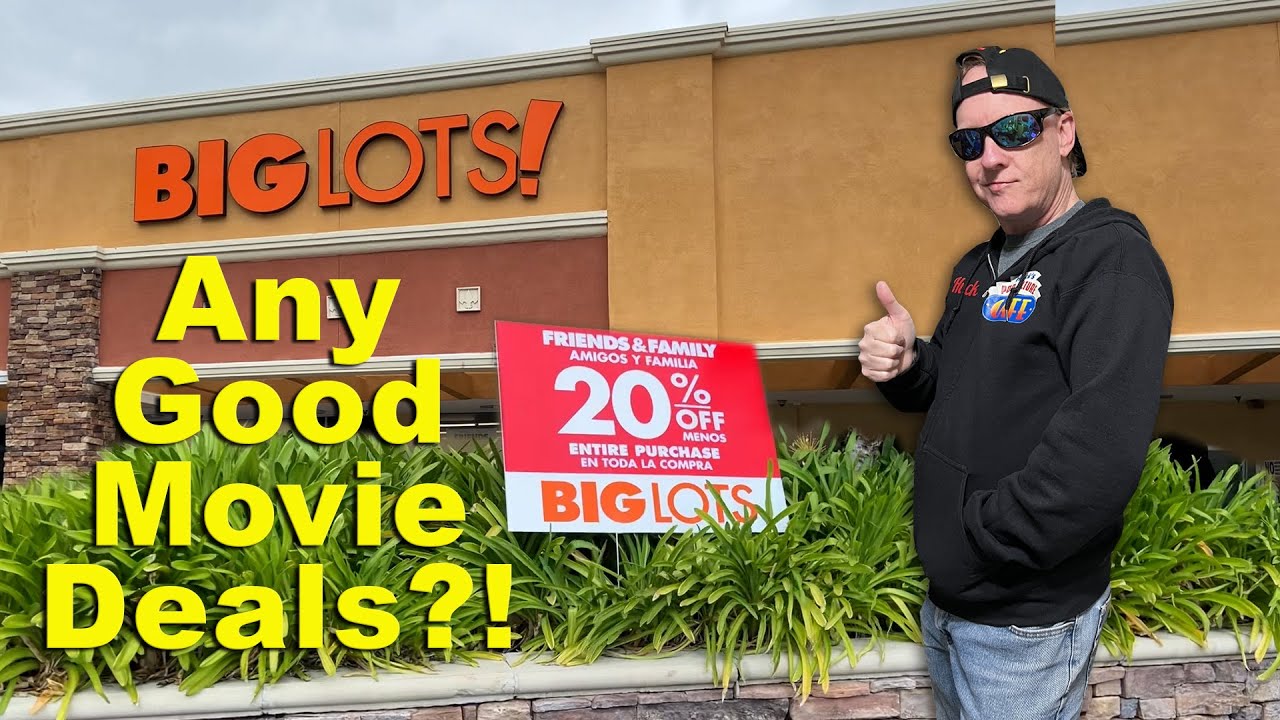 BIG LOTS 20% OFF SALE | Get Your Movies Even Cheaper!! - YouTube