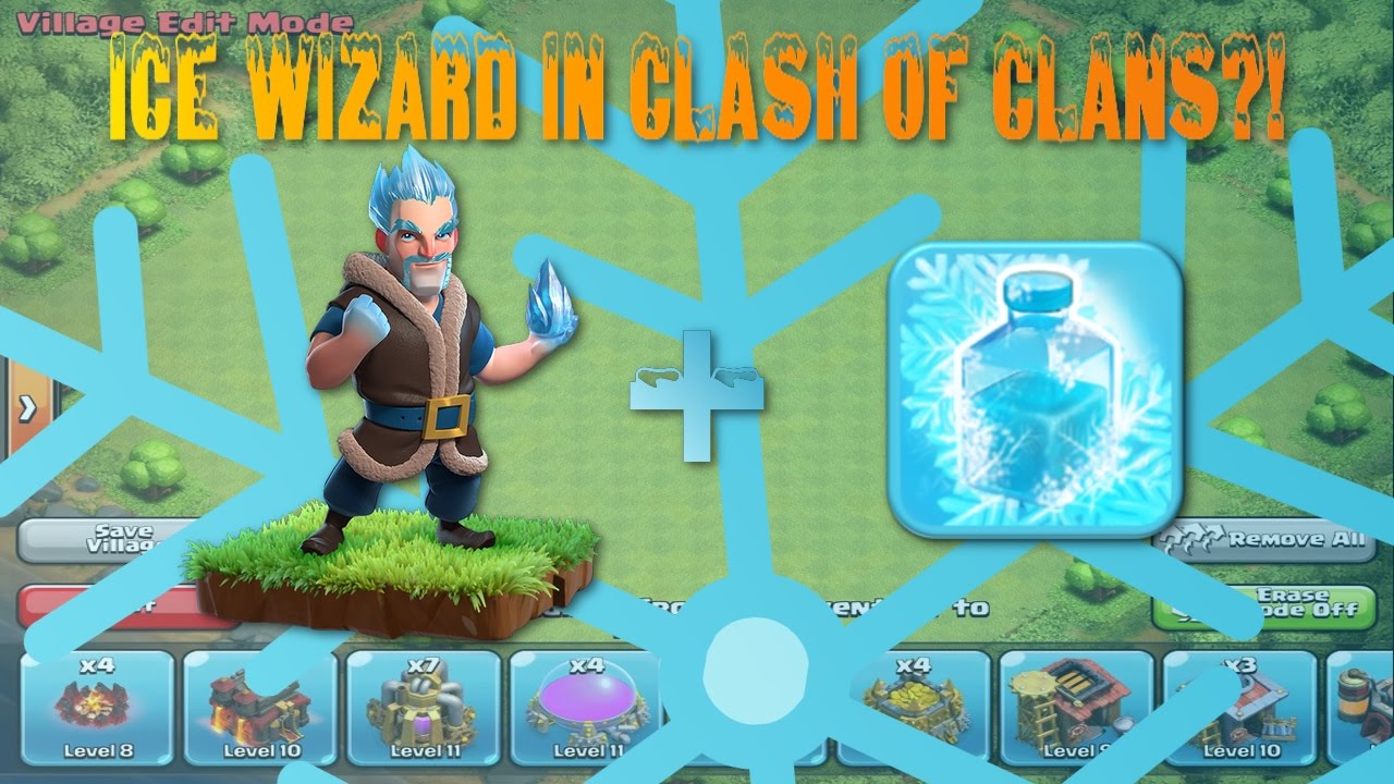 All Ice Wizard Raid In CLASH OF CLANS?! - YouTube