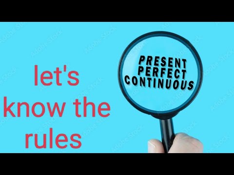 #present perfect continuous tense ll Use of has been/have been ll Tense ...