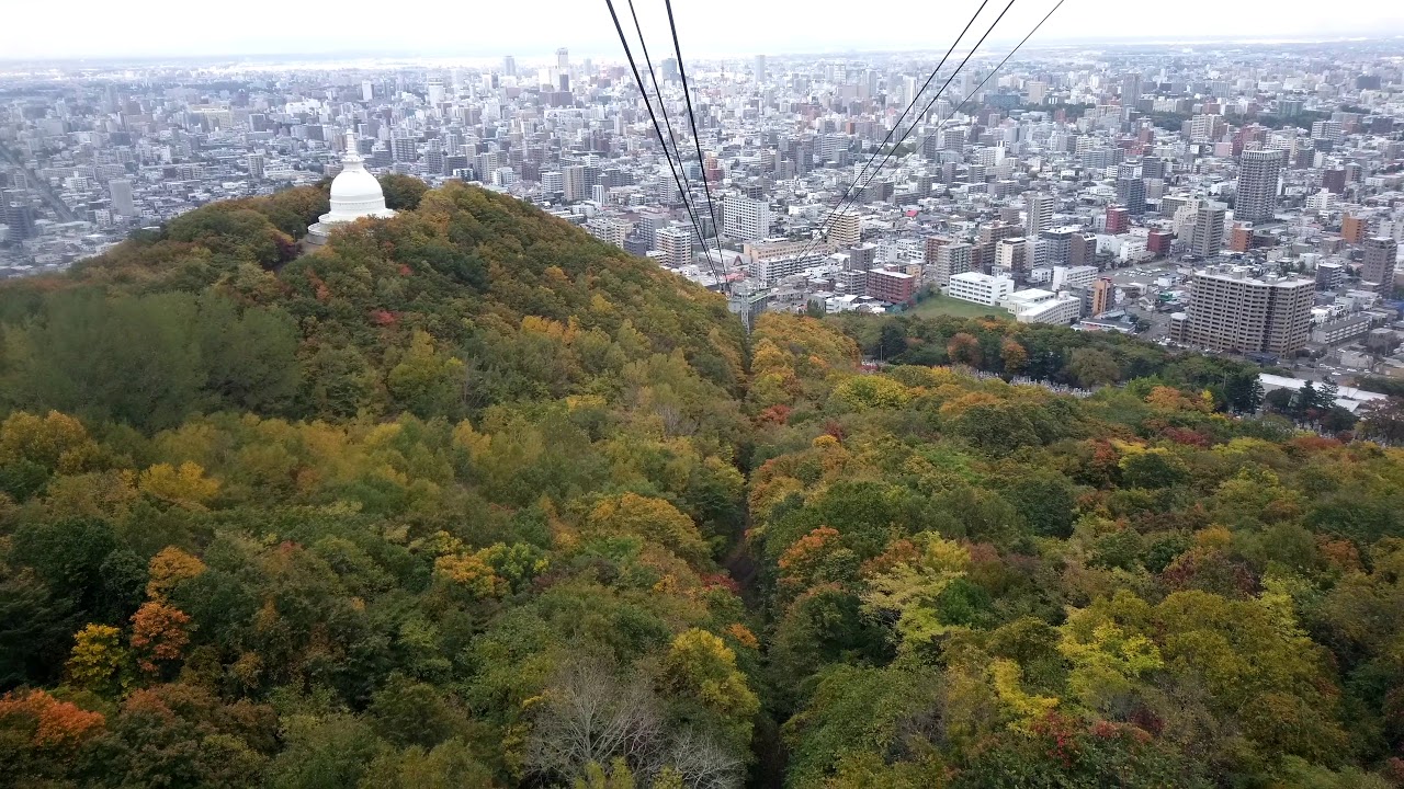 Mount Moiwa - Ropeway -Autumn - 4K - YouTube