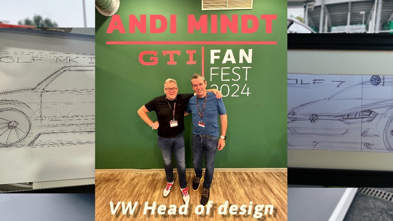 Andreas Mindt Head of Volkswagen Design shows us how to draw a car ...