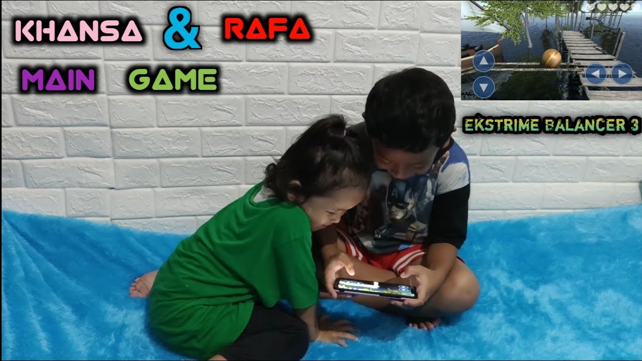 Bermain Game Ekstrim Balancer 3 | Drama Khansa dan Rafa Main Game - YouTube