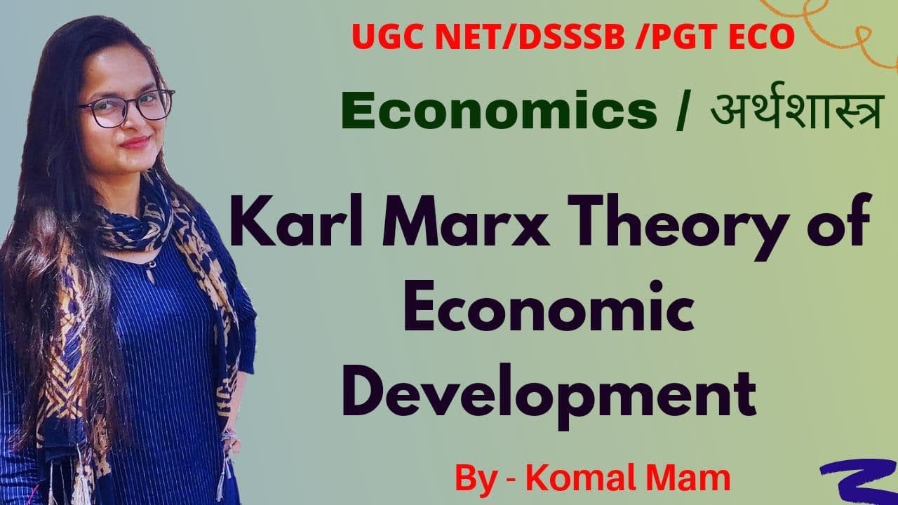 Karl Marx Theory of Economic Development ll DSSSB PGT ECO ll UGC NET ...