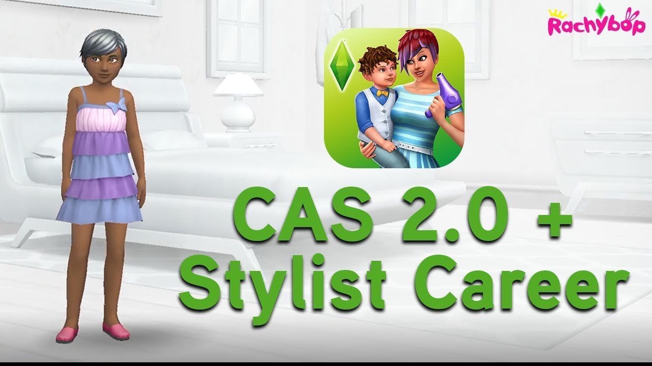 The Sims Mobile CAS 2.0 + Stylist Career FIRST LOOK - YouTube