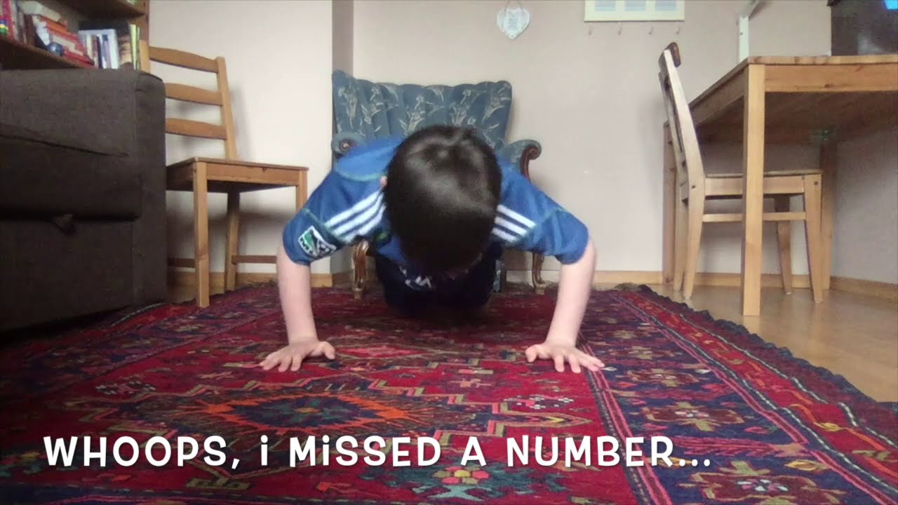 100 push up challenge most in squirrel language - YouTube