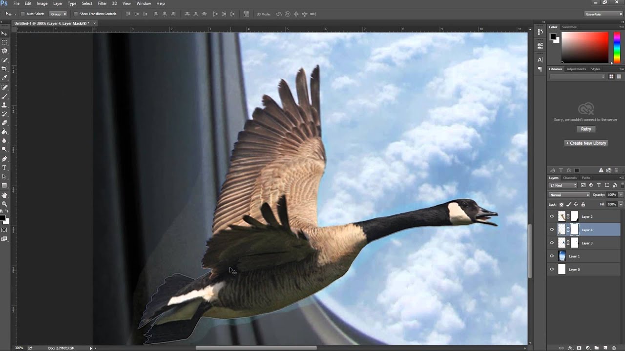 Photoshop CC - Airplane Windows Graphic - YouTube