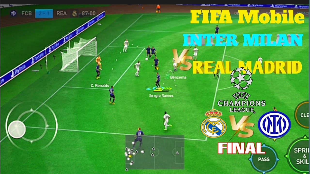 FIFA Mobile 23 - Inter Milan VS Real Madrid. - YouTube