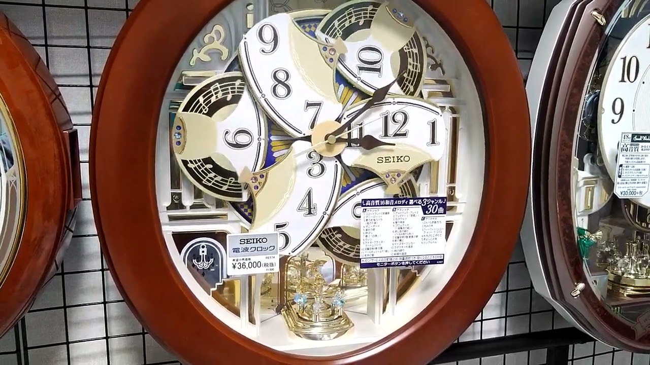 セイコー ウェーブシンフォニー RE574B 野ばら - YouTube