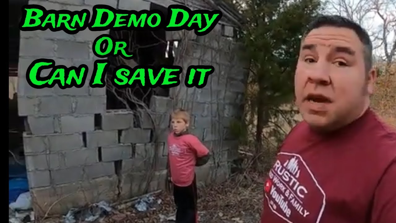 Barn Demo Day! Can I save it? Hope this is going to be the start of our ...
