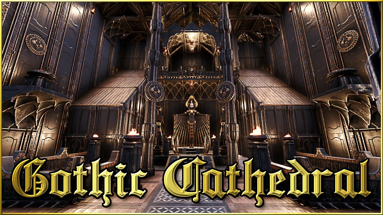Conan Exiles: Gothic Cathedral - Speed Build - YouTube