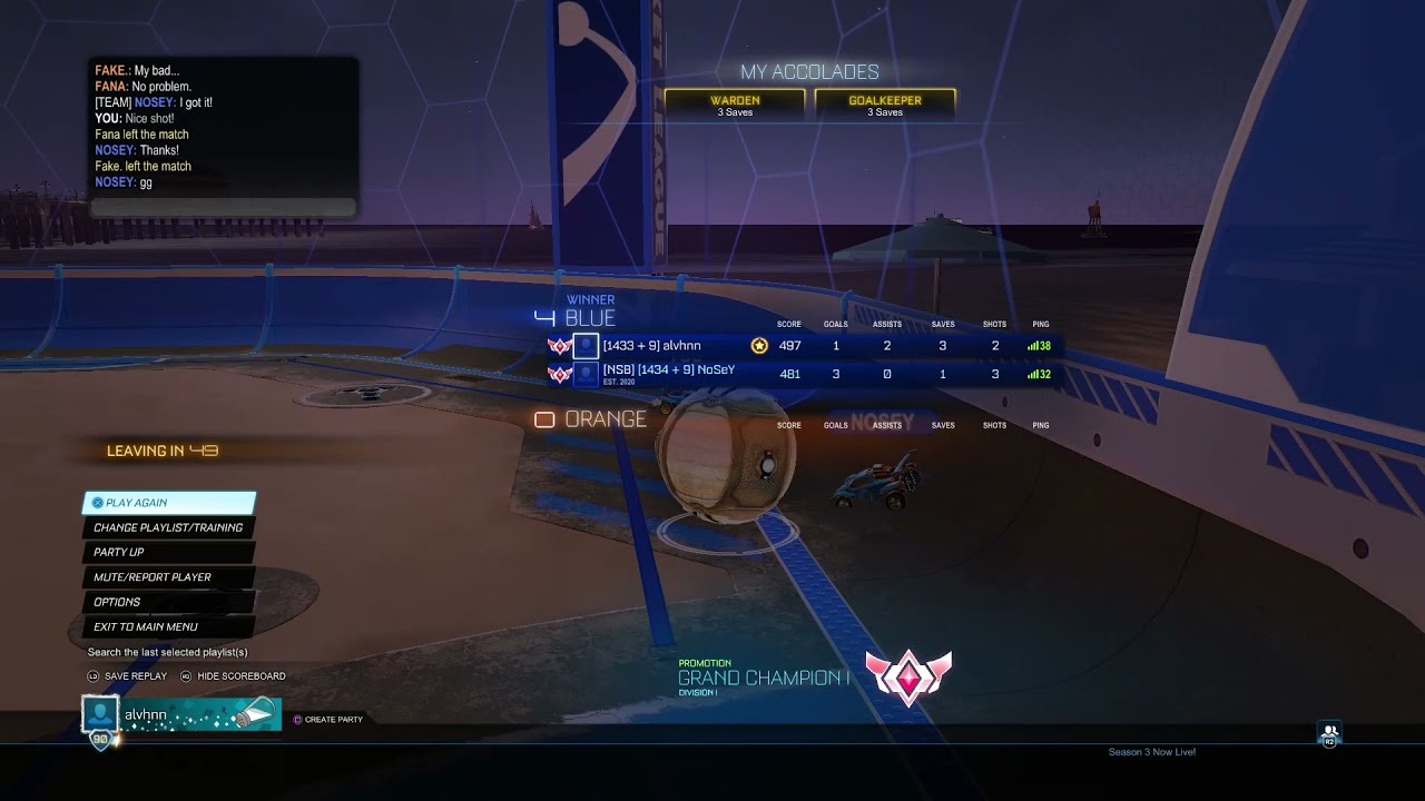 Hitting GC In Rocket League #shorts - YouTube