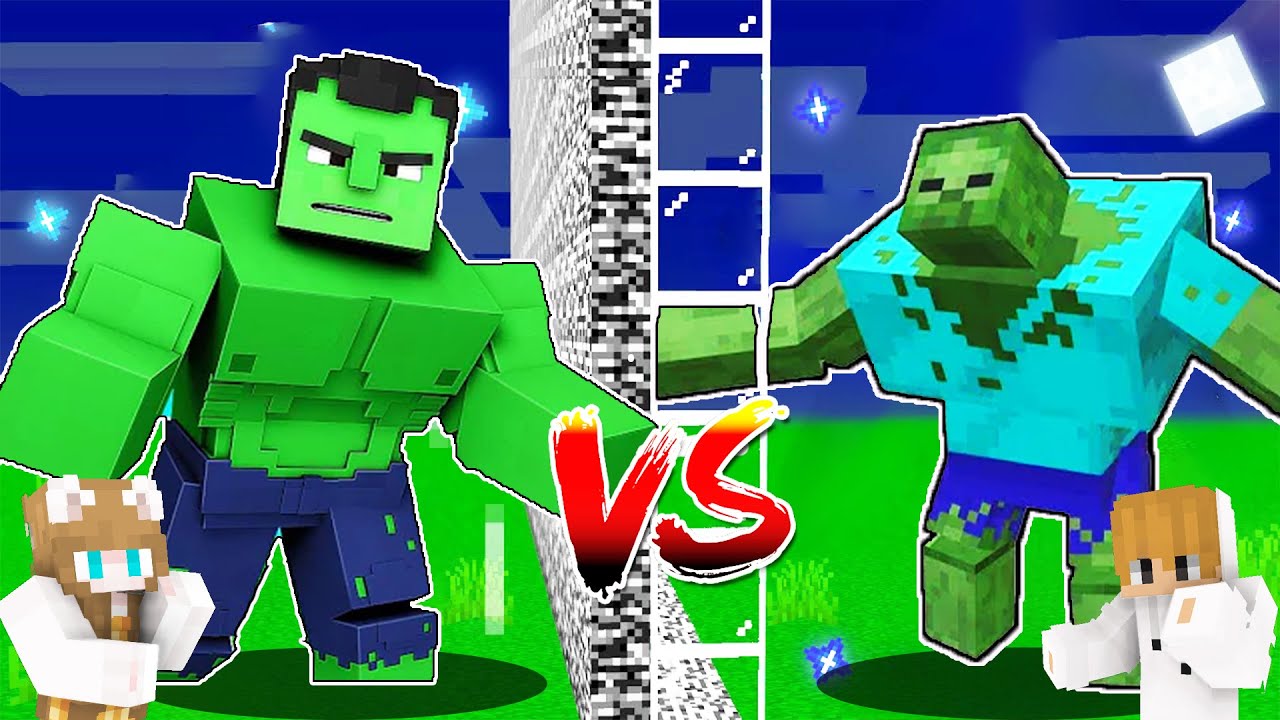 HULK VS MUTANT ZOMBIE Mob Battle || Minecraft PE - YouTube