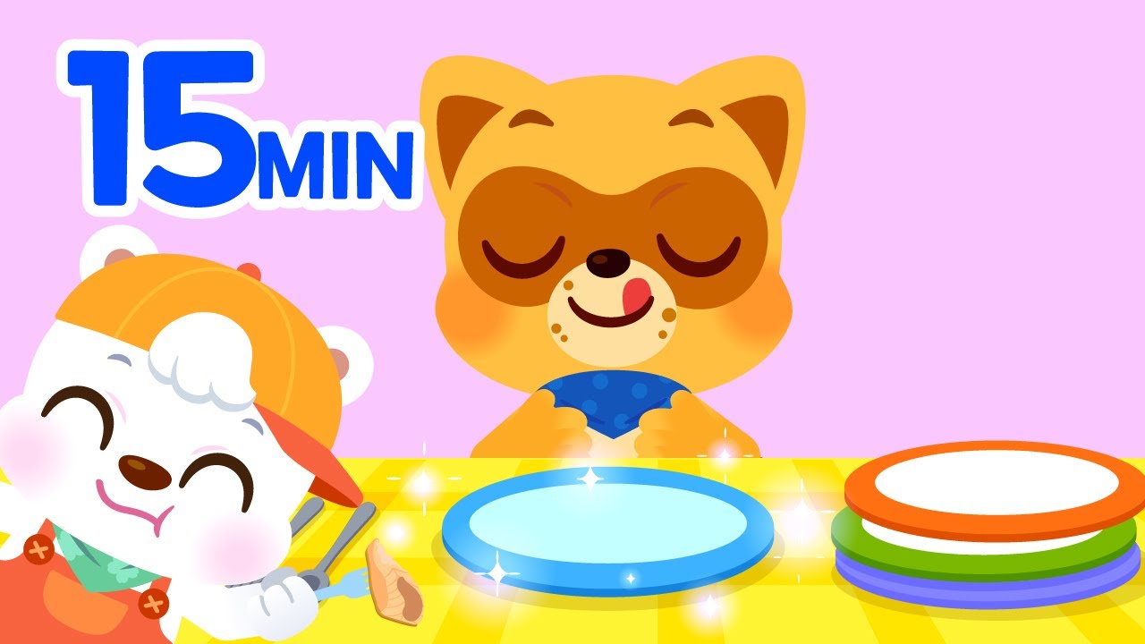 Let's Go Green for the Earth, Vegetables + More 🌎🥪🎵| 15 min Rhymes ...