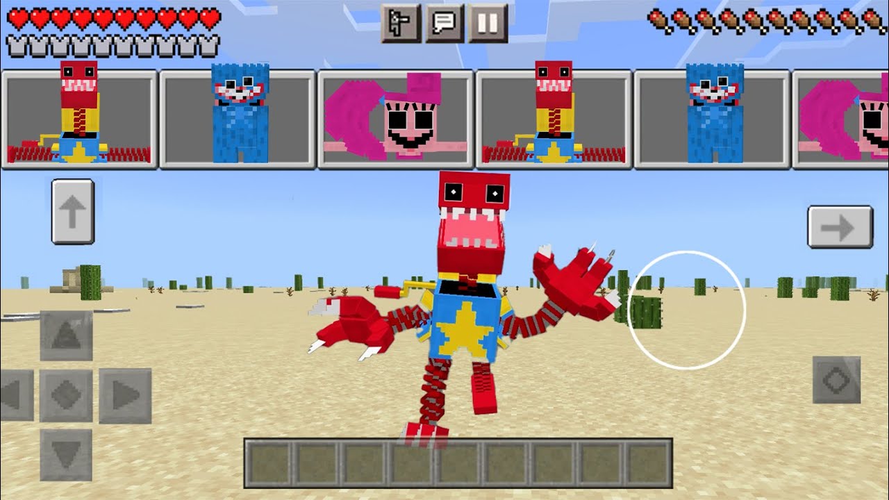 [MORPH] Project Playtime Boxy Boo ADDON for Minecraft PE - YouTube