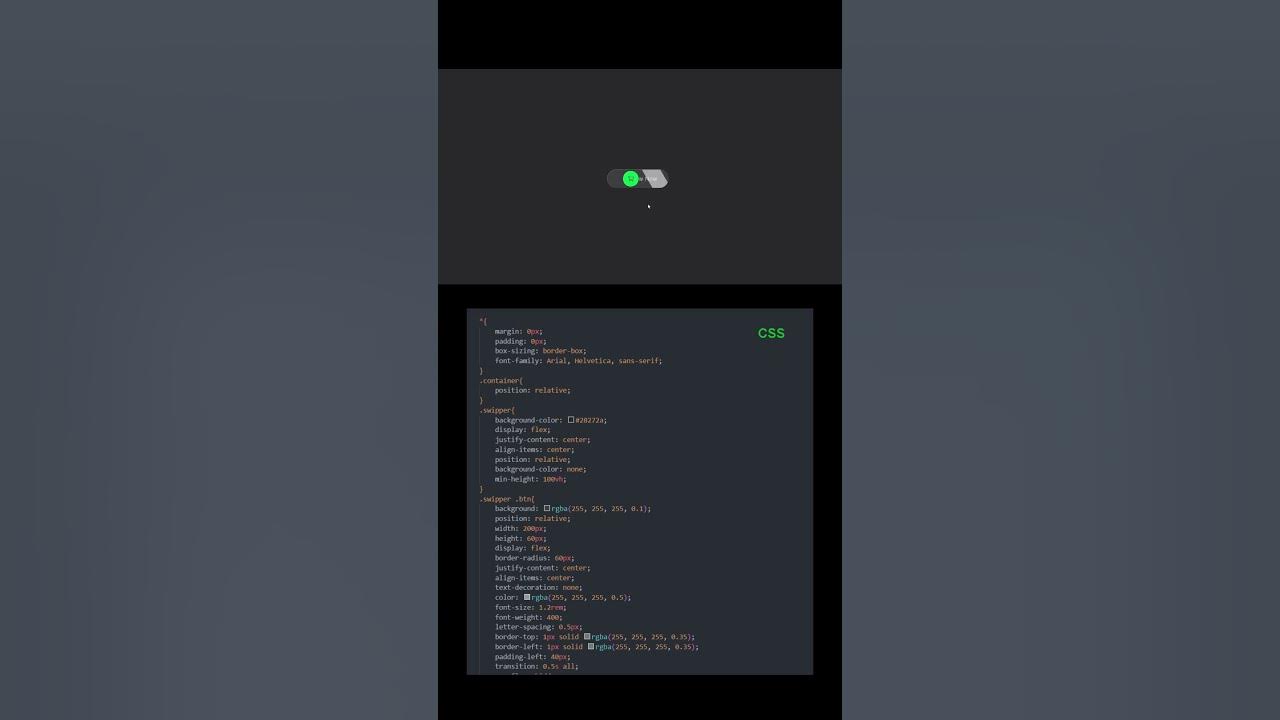 Animation swiper using HTML & CSS Only - YouTube
