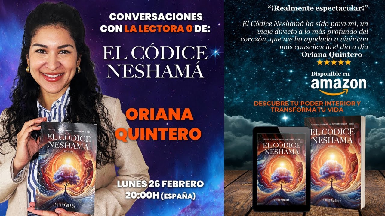 Detrás del 'El Códice Neshamá': Oriana Quintero revela el alma de la Lectora "0" - YouTube