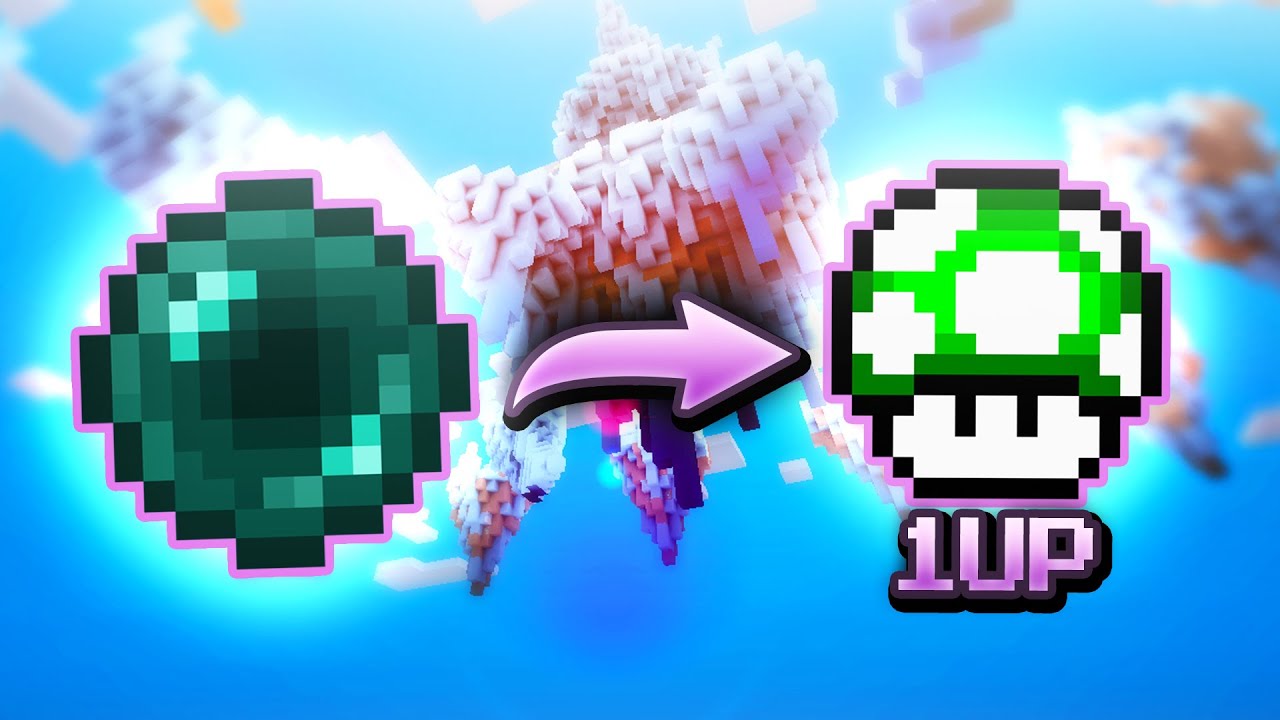 ENDER PEARLS SAVE LIVES (Minecraft Mega Skywars) - YouTube