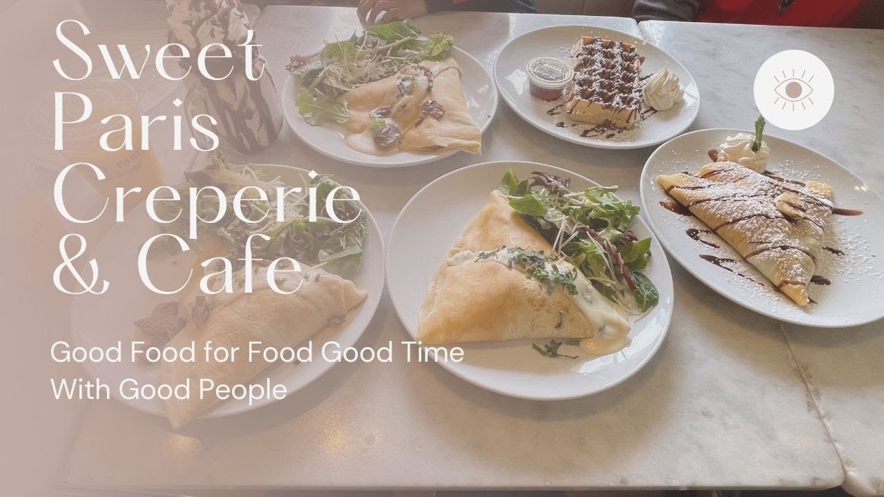 Brunch in Sweet Paris Creperie And Cafe in Houston - YouTube