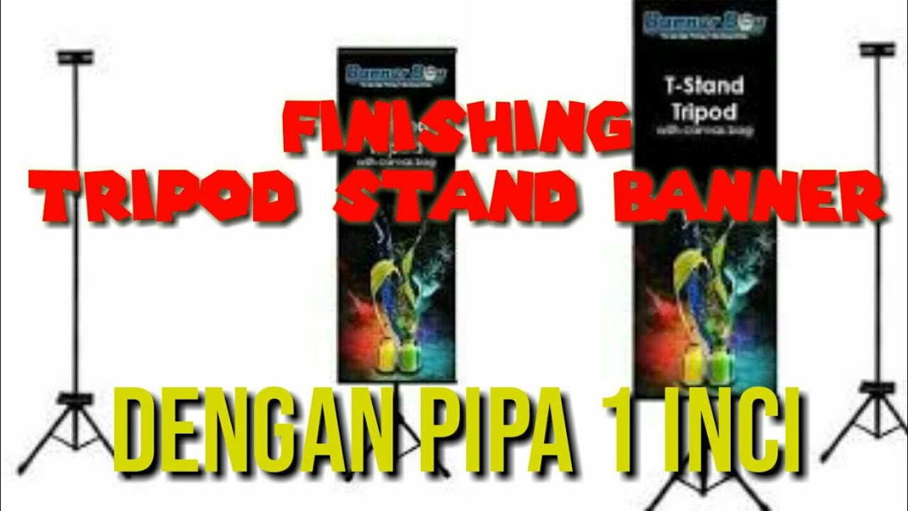 Finishing BANNER T STAND - YouTube