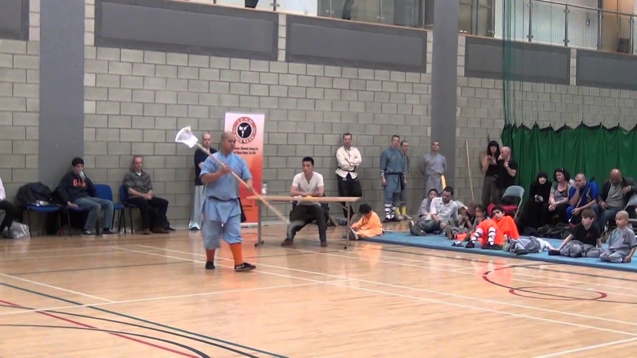 Shaolin Monk Spade Form - YouTube