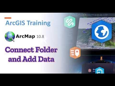 How to connect folder and add data in ArcMap 10 8 - YouTube