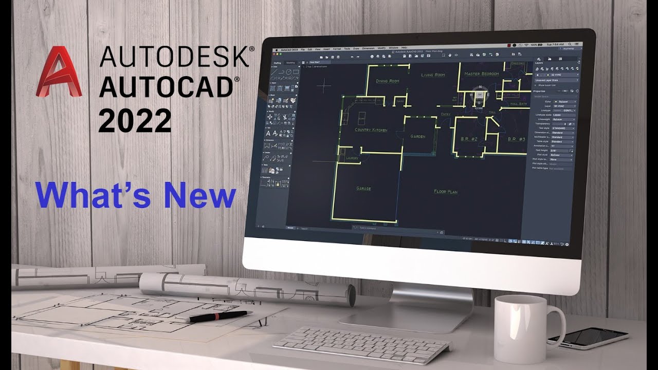 Highlight AutoCAD 2022 New Features - YouTube