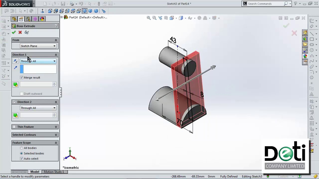 Review การสอน Solid Works Advanced Part Modeling 1 - YouTube