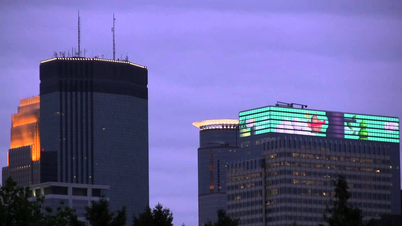 Minneapolis Target Headquarters Clouds/Wind - YouTube