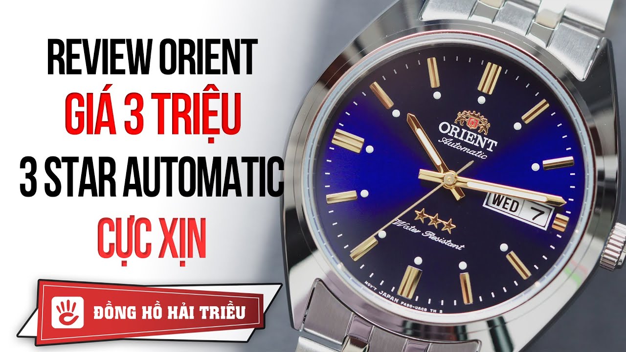 Đồng Hồ Orient Automatic 3 Star RA-AB0E08L19B Cực Đẹp - YouTube